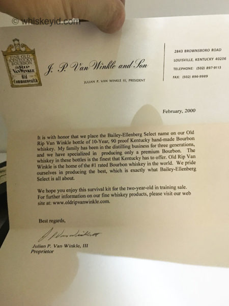 bailey-ellenberg_select_bourbon_van_winkle_letter | whiskey id ...