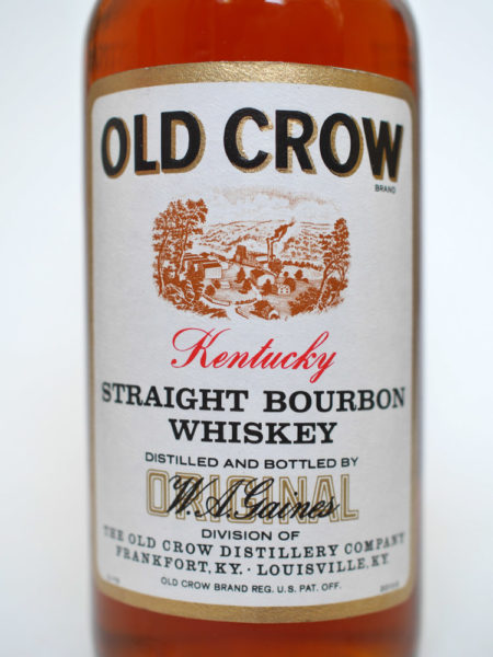 old_crow_4_year_86_proof_bourbon_1970_front_label | whiskey id ...