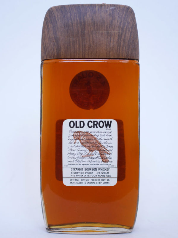 old_crow_86_proof_traveler_1967_back | whiskey id - identify vintage ...