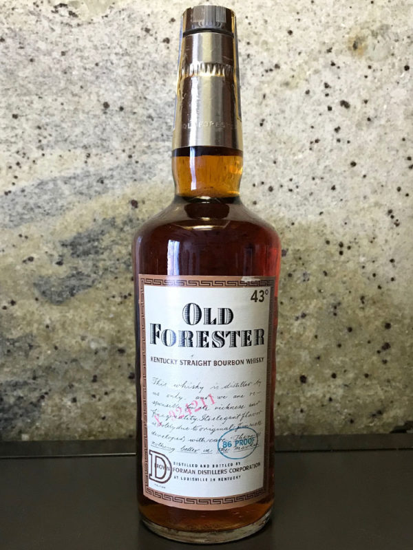 old_forester_86_proof_bourbon_french_export_early_70s_front | whiskey ...