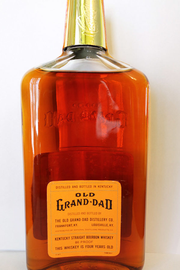 old_grand_dad_86_proof_pint_1967_back | whiskey id - identify vintage ...