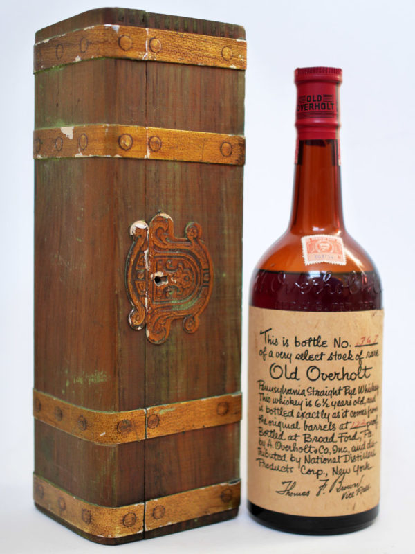 old_overholt_very_select_stock_pennsylvania_rye_barrel_proof_with_box ...