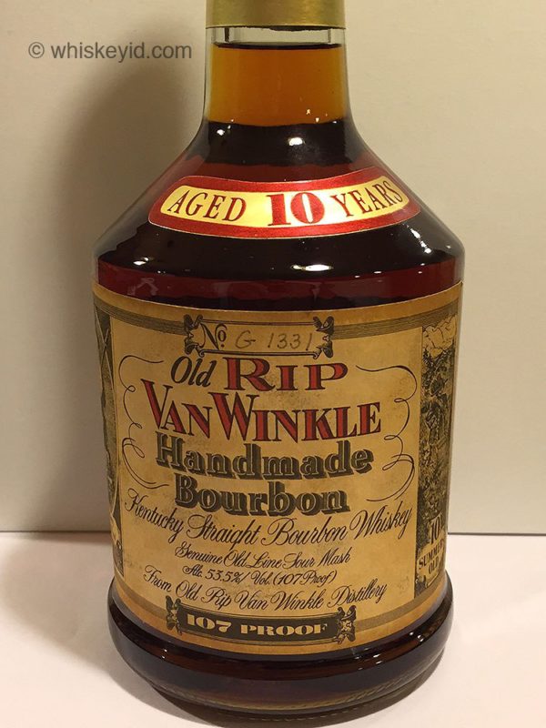 old_rip_van_winkle_10_1989_front_label | whiskey id - identify vintage ...
