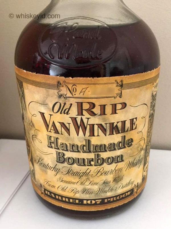 old_rip_van_winkle_7_year_bourbon_1974_front_label | whiskey id ...