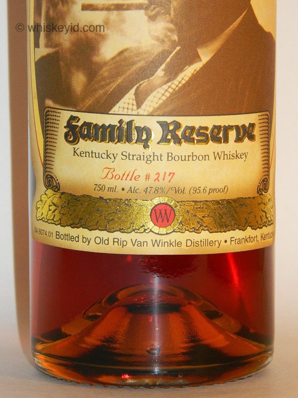 pappy_23_frankfort_gold_wax_front_label | whiskey id - identify vintage ...