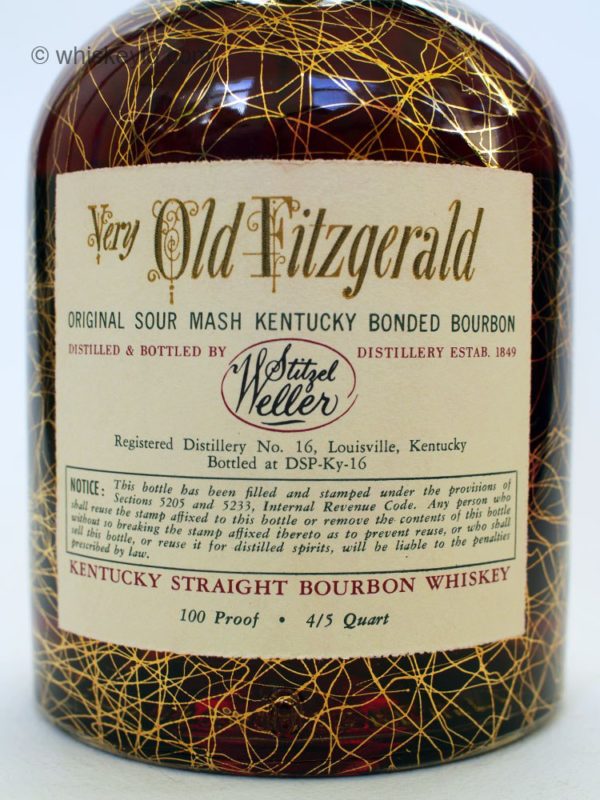 very_xtra_old_fitzgerald_10_bourbon_1965_back_label | whiskey id ...