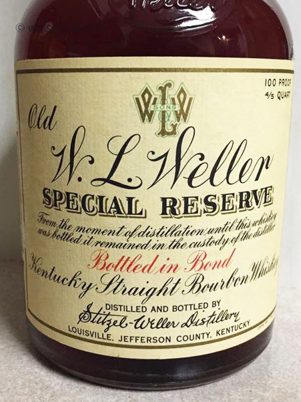 weller_special_reserve_8_bonded_front_label | whiskey id - identify ...